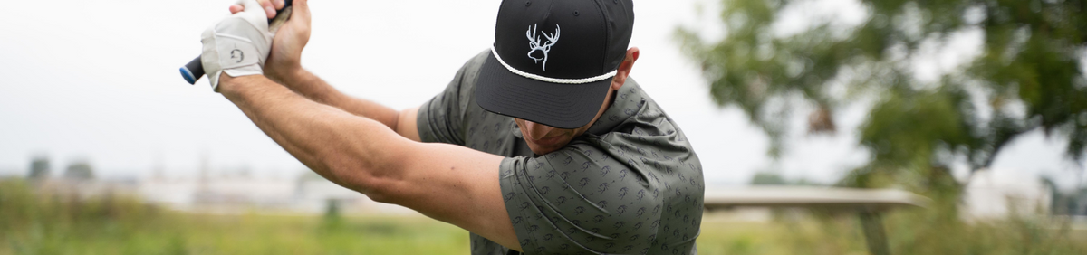 Bucks & Bogeys Golf - Hunting Inspired Golf Polos – Bow Crew Apparel - Bow Hunting Lifestyle Apparel
