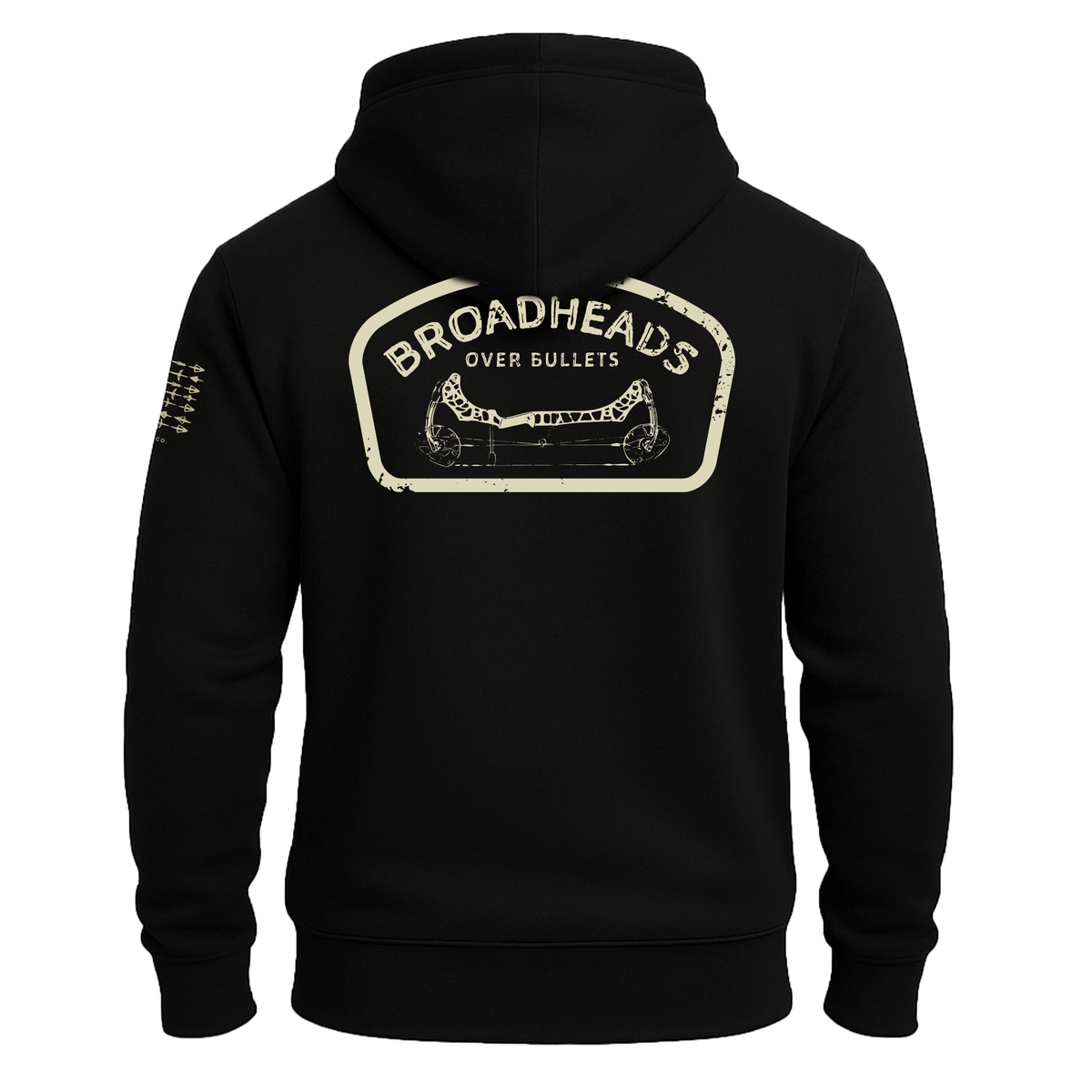 Bow Hunting Lifestyle Apparel - "Broadheads Over Bullets" Hoodie – Bow ...