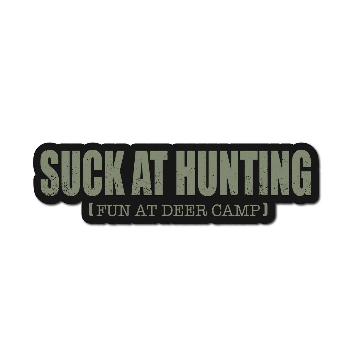 "Fun At Deer Camp" Sticker - Bow Crew Apparel – Bow Crew Apparel - Bow ...